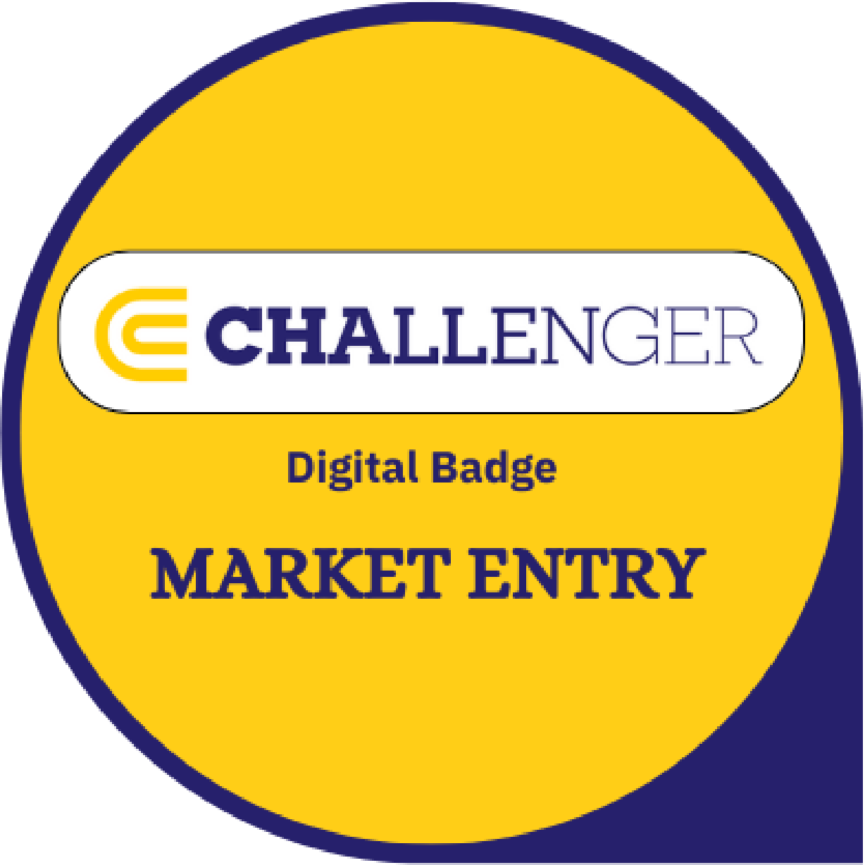 Challenger Market Entry Badge — Elearningproject.eu